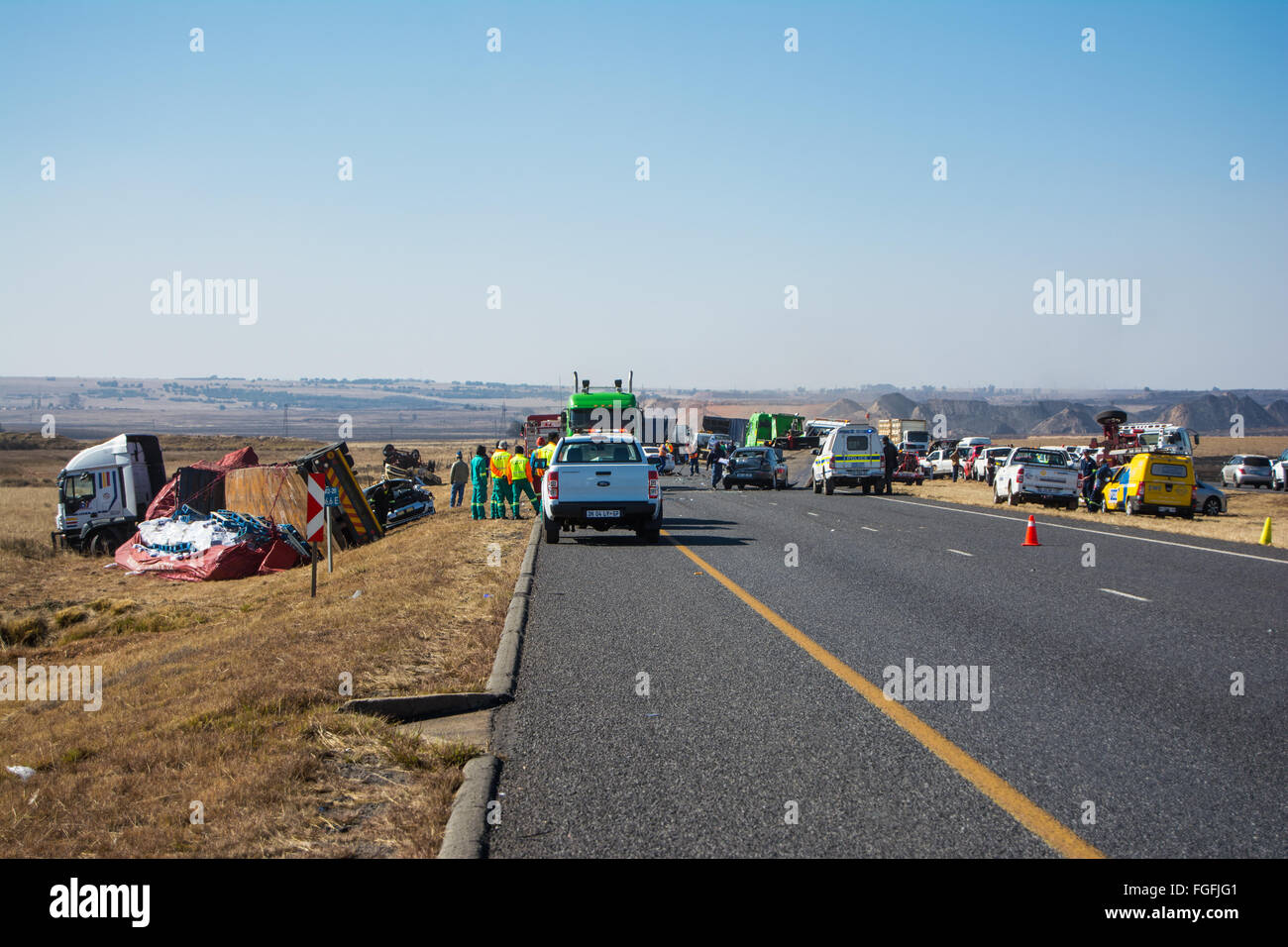 Truck accident load hi-res stock photography and images - Alamy