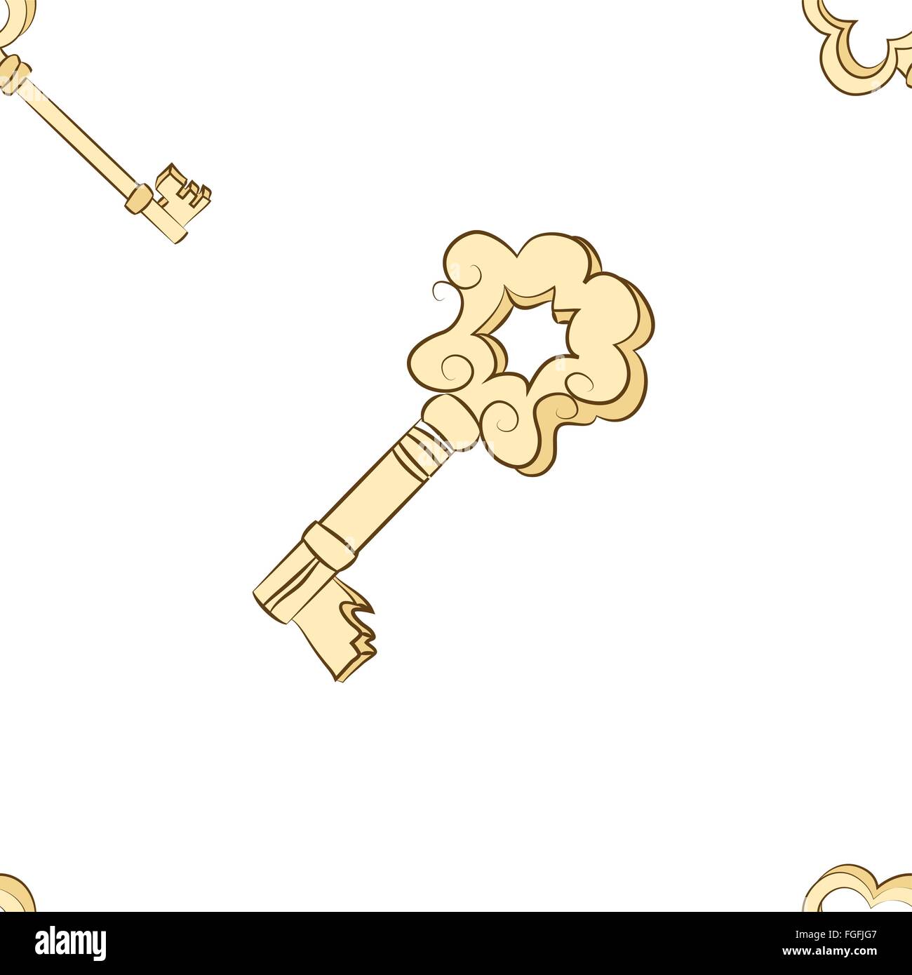 Seamless keys pattern Stock Vector Image & Art - Alamy