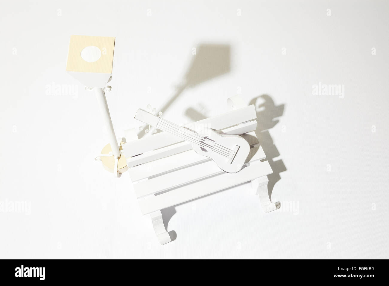 Park bench cut out hi-res stock photography and images - Alamy