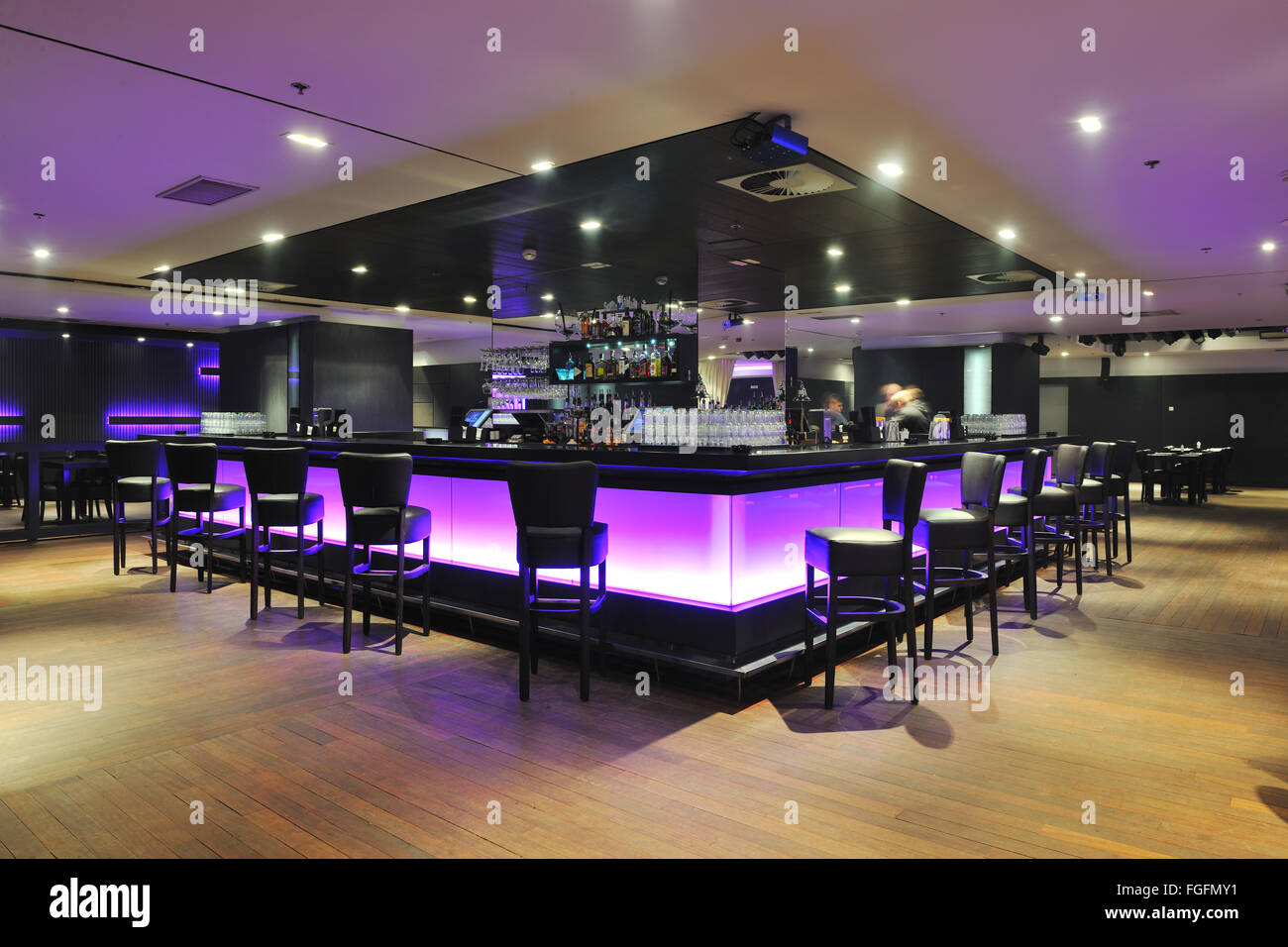 modern bar club indoors Stock Photo - Alamy