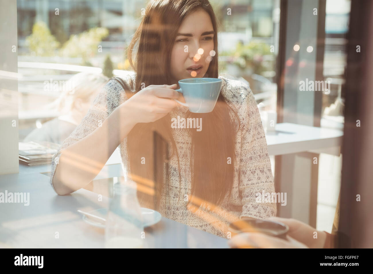 Chatting at the cafeteria hi-res stock photography and images - Alamy