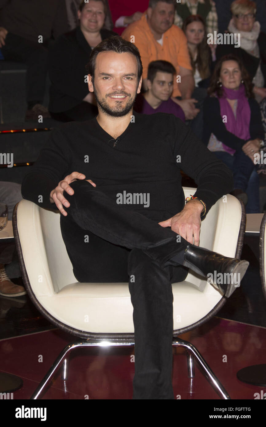 German ZDF TV Talkshow Markus Lanz at Fernsehmacher-Studio Featuring ...