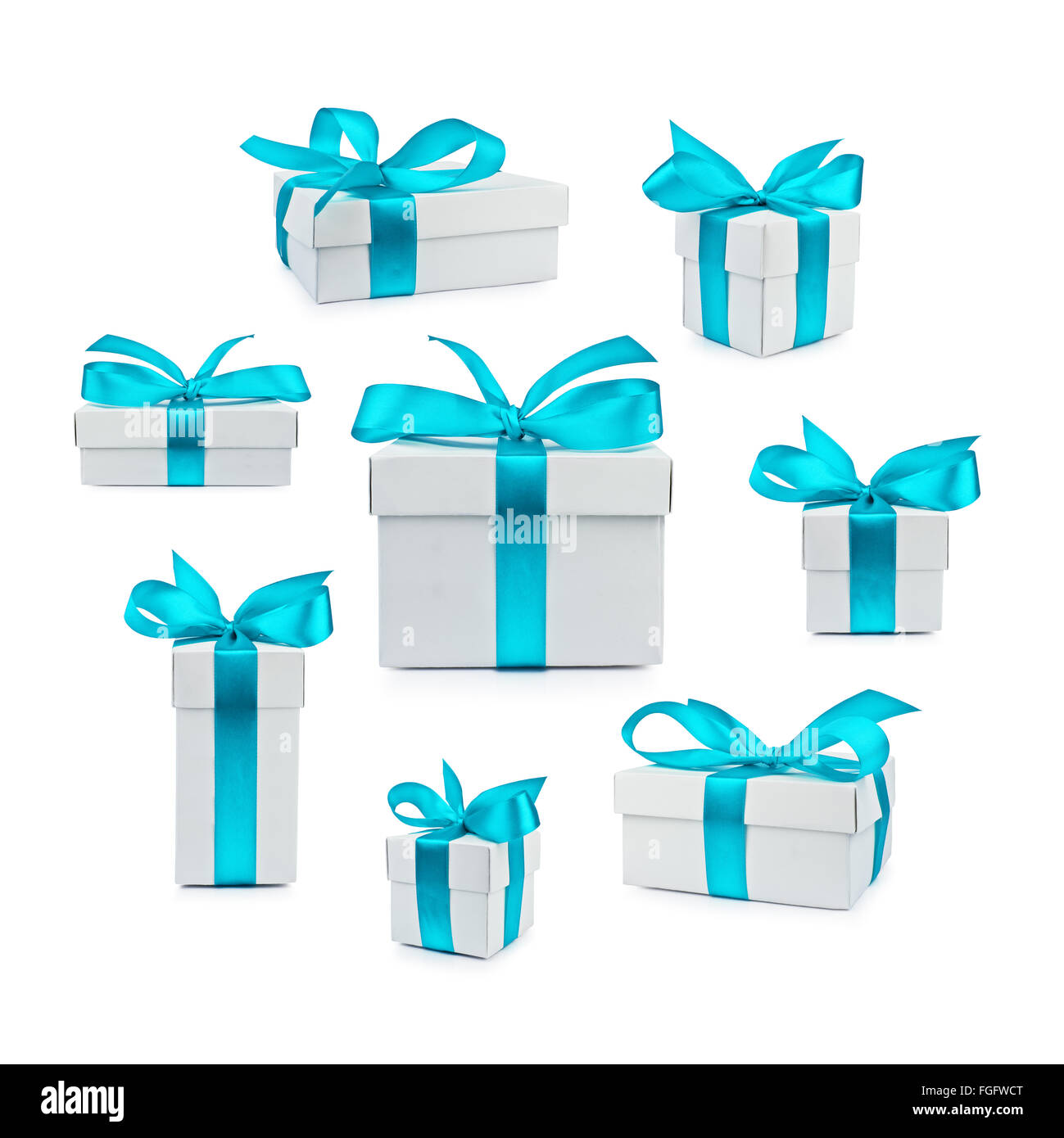 set of gift box isolated Stock Photo - Alamy