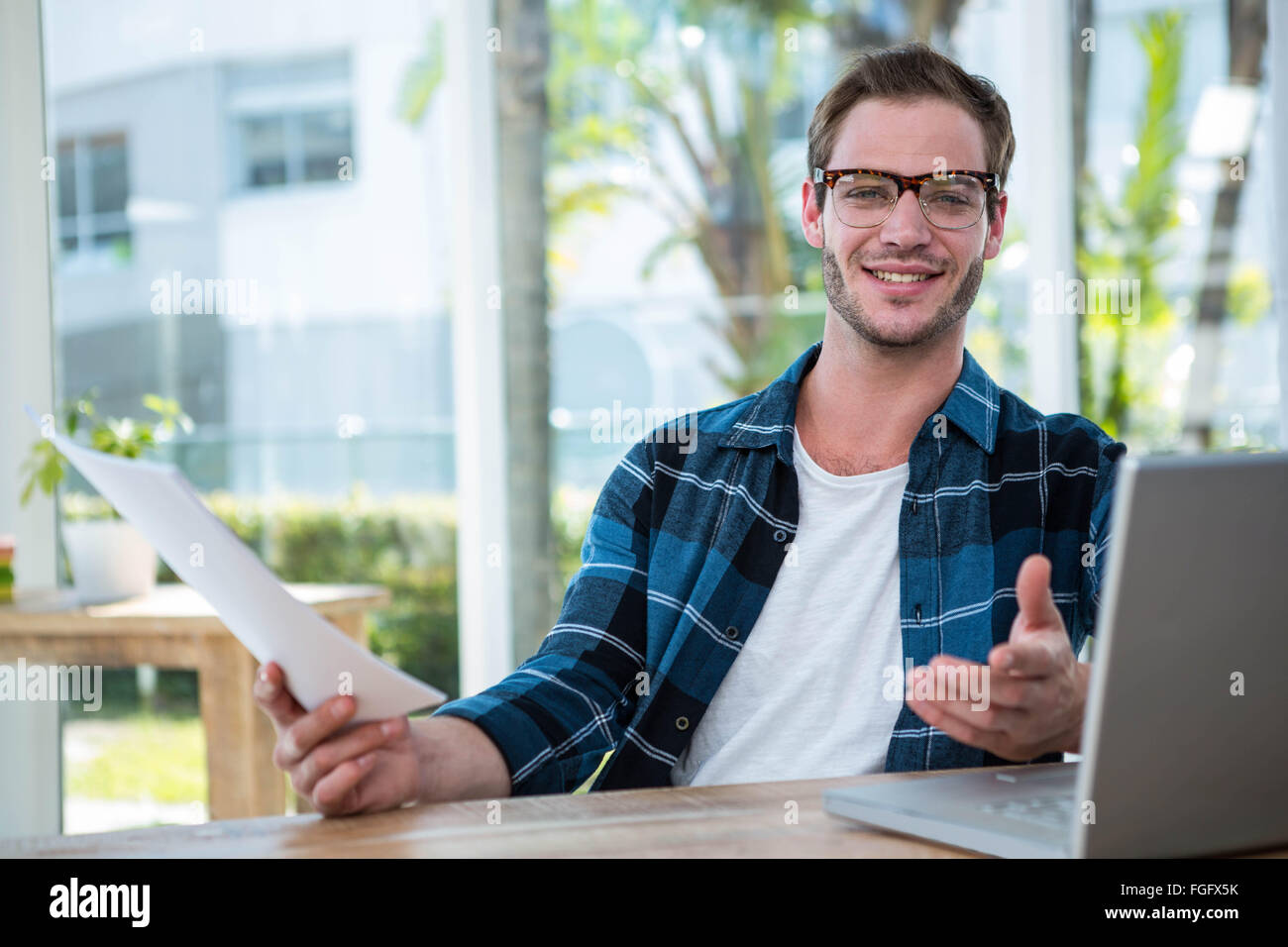 Handsome business man working laptop hi-res stock photography and ...