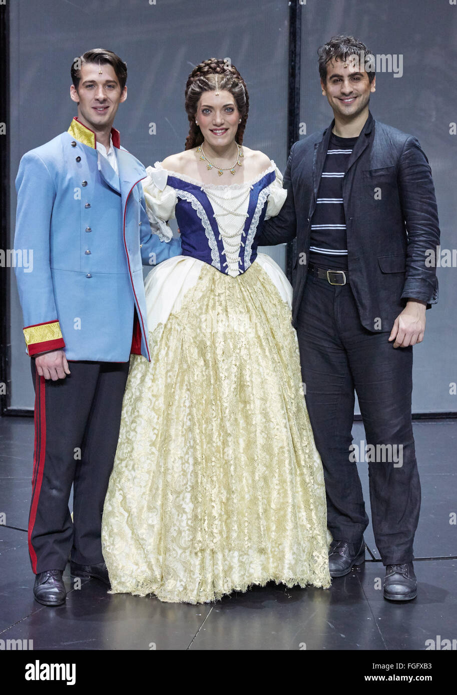 Hamburg, Germany. 19th Feb, 2016. Thomas Hohler as Crown Prince Rudolf ...