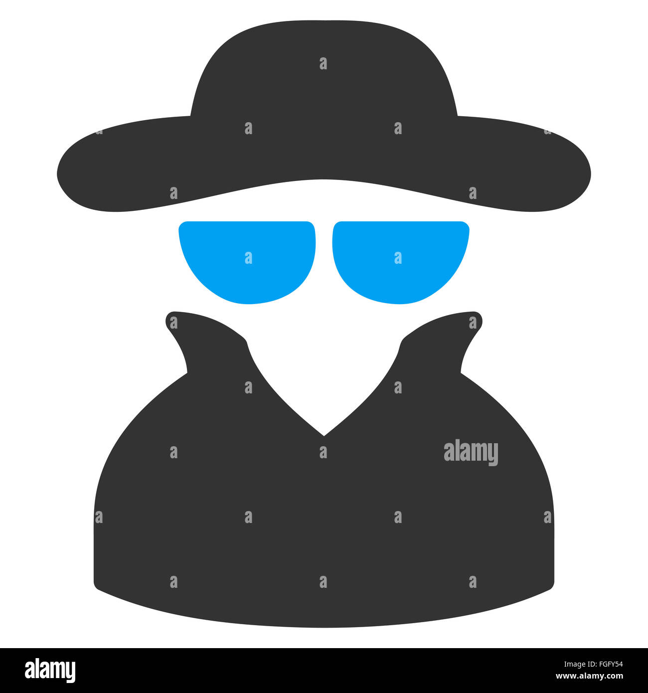 Spy icon from Business Bicolor Set Stock Photo - Alamy