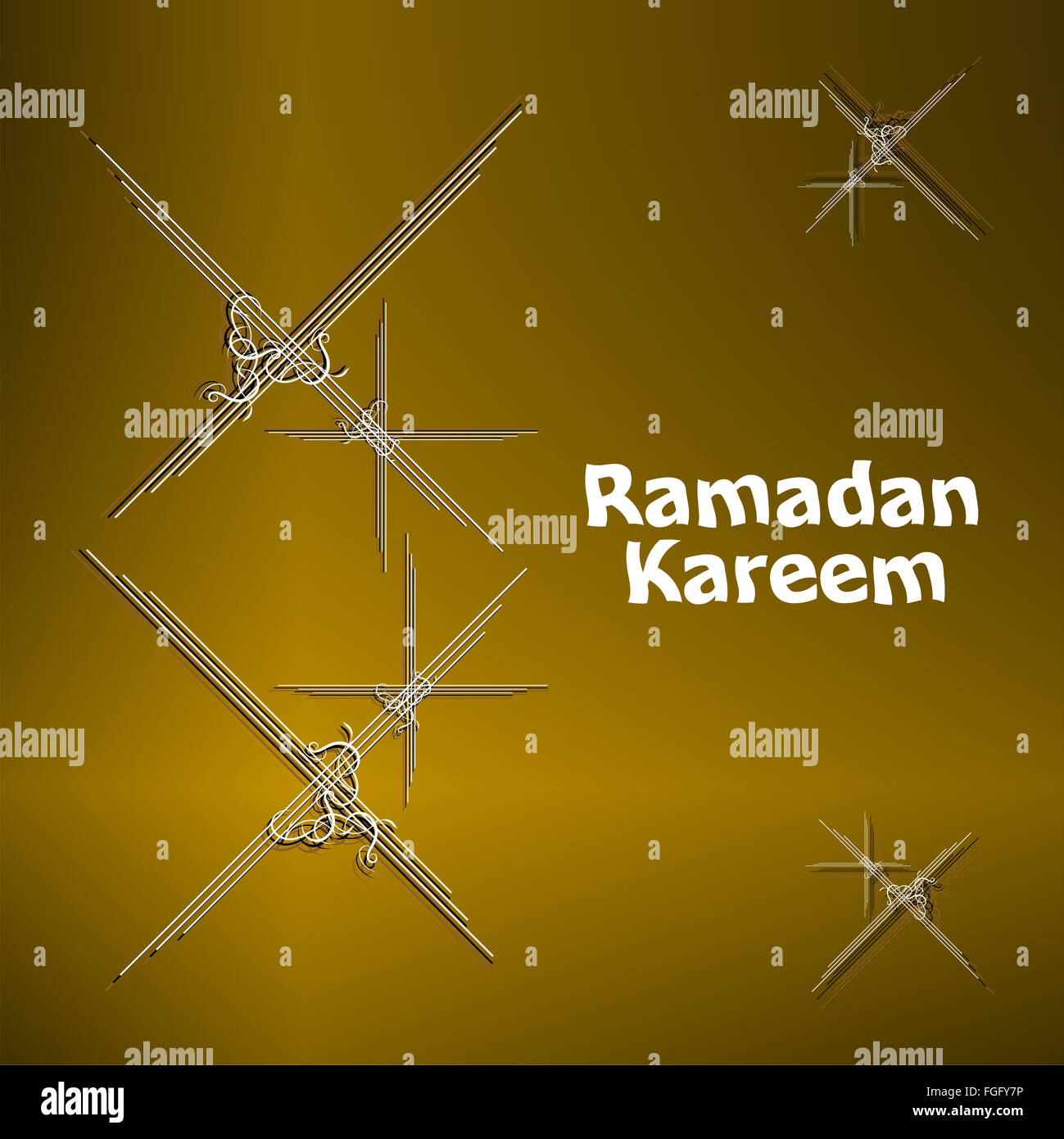 Calligraphy of Ramadan Kareem for the celebration of Muslim community ...