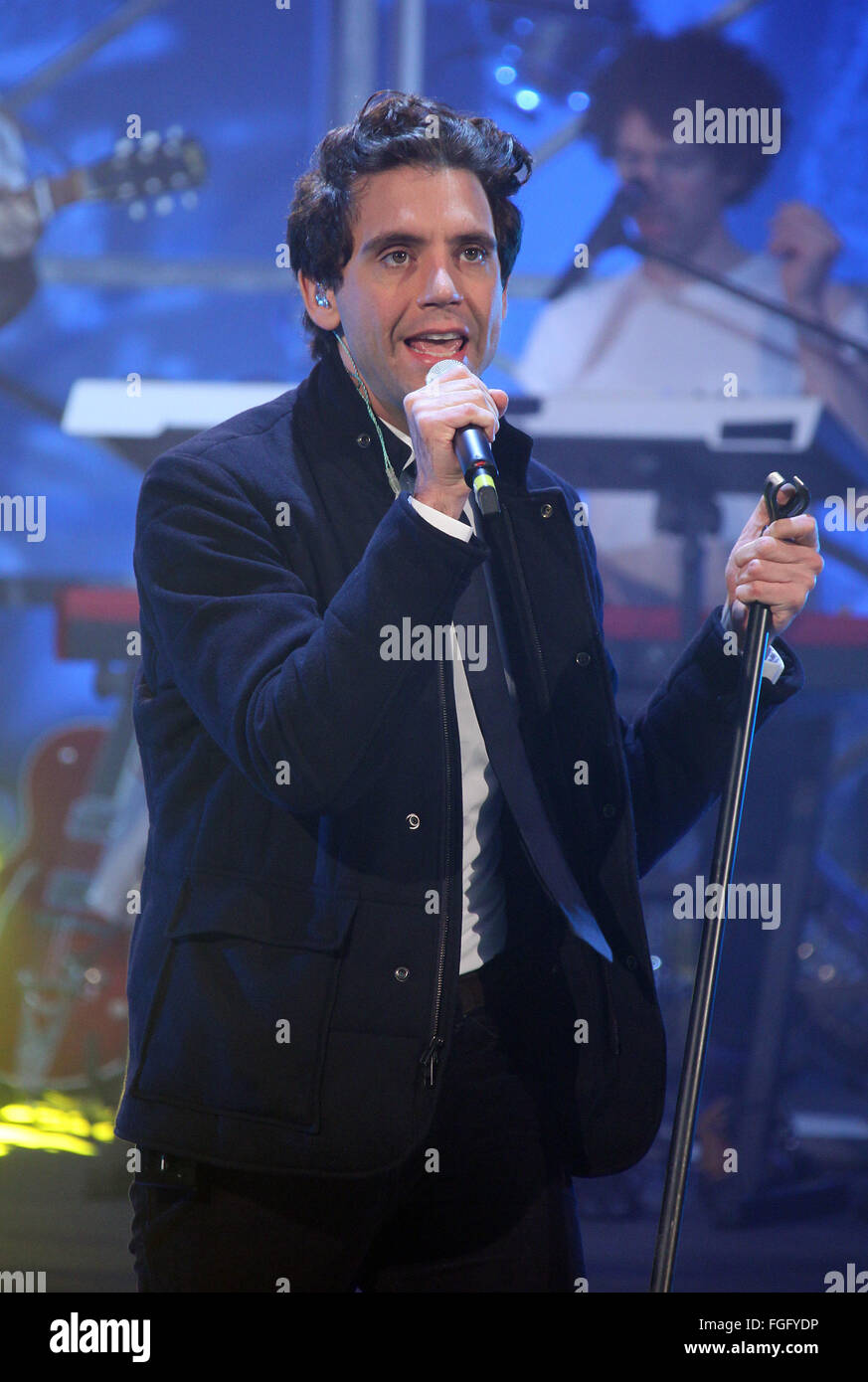 Mika performing live on 'L'Arena' in Rome Featuring: Mika Where: Rome ...