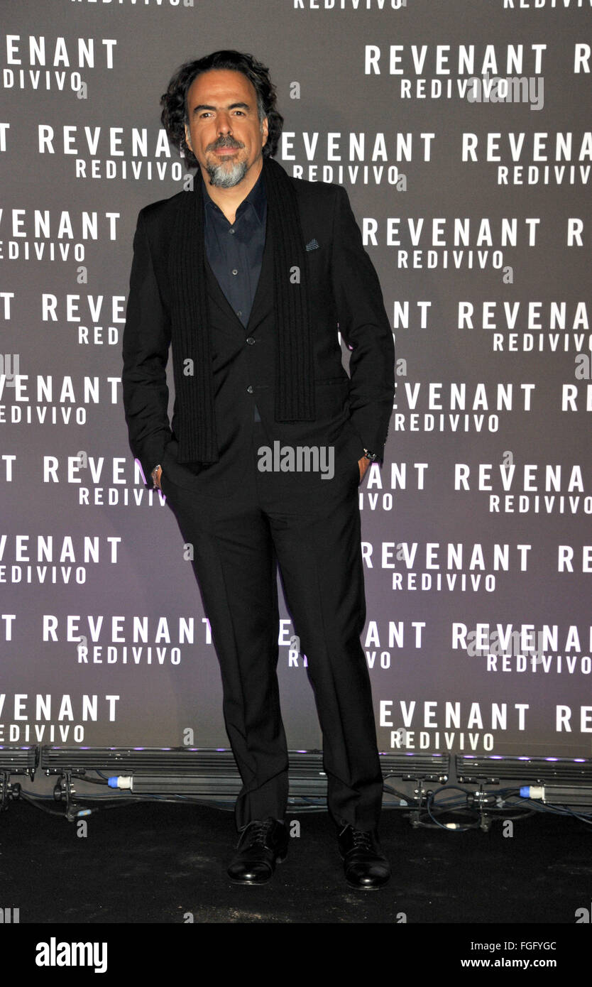 Rome, Red Carpet of the movie "The Revenant". Pictured: Alejandro ...