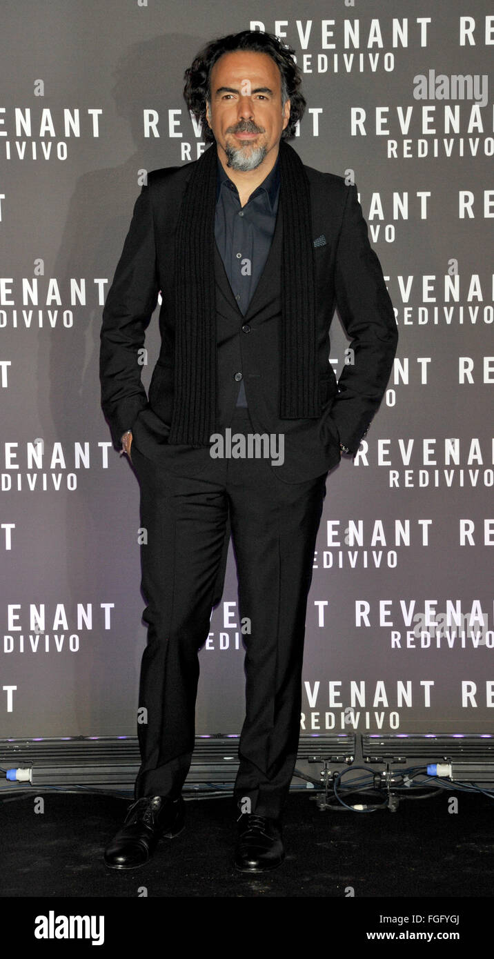 Rome, Red Carpet of the movie "The Revenant". Pictured: Alejandro ...