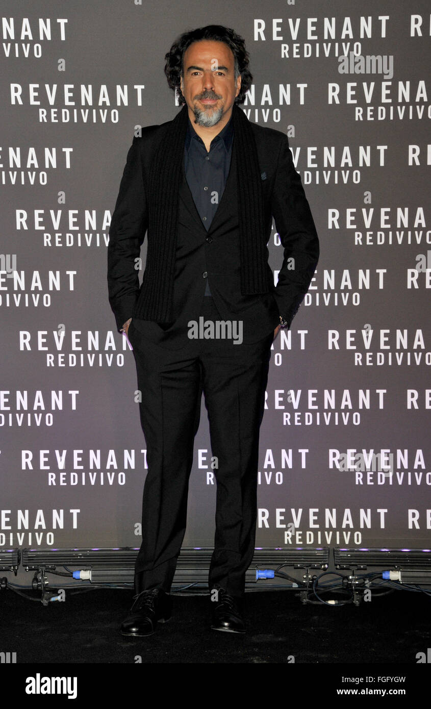 Rome, Red Carpet of the movie "The Revenant". Pictured: Alejandro ...