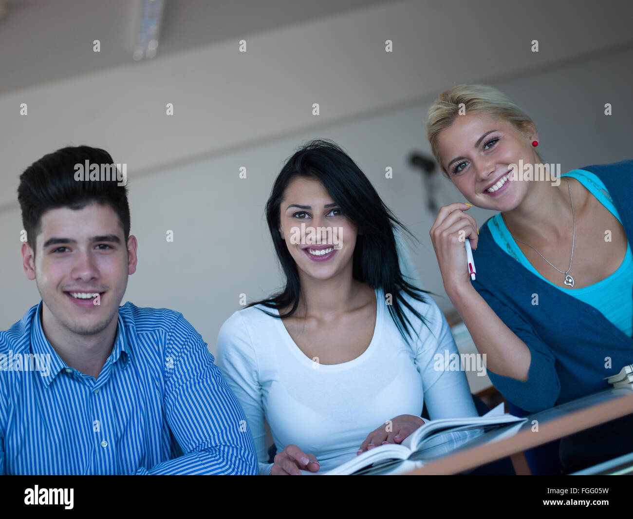 students group study Stock Photo - Alamy