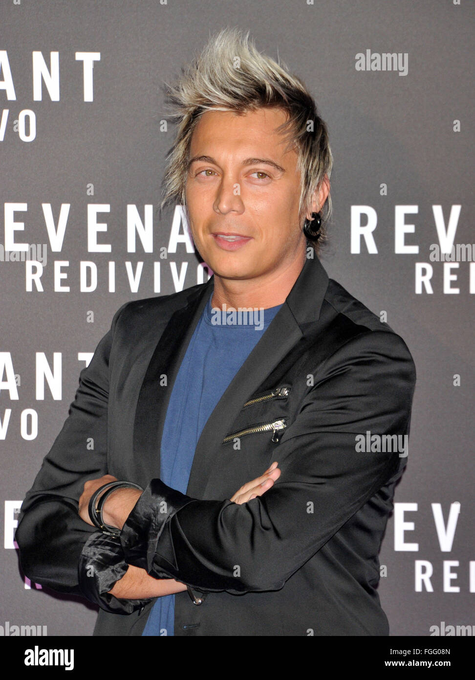 Rome, Red Carpet of the movie "The Revenant". Pictured: Andrea Mainardi ...