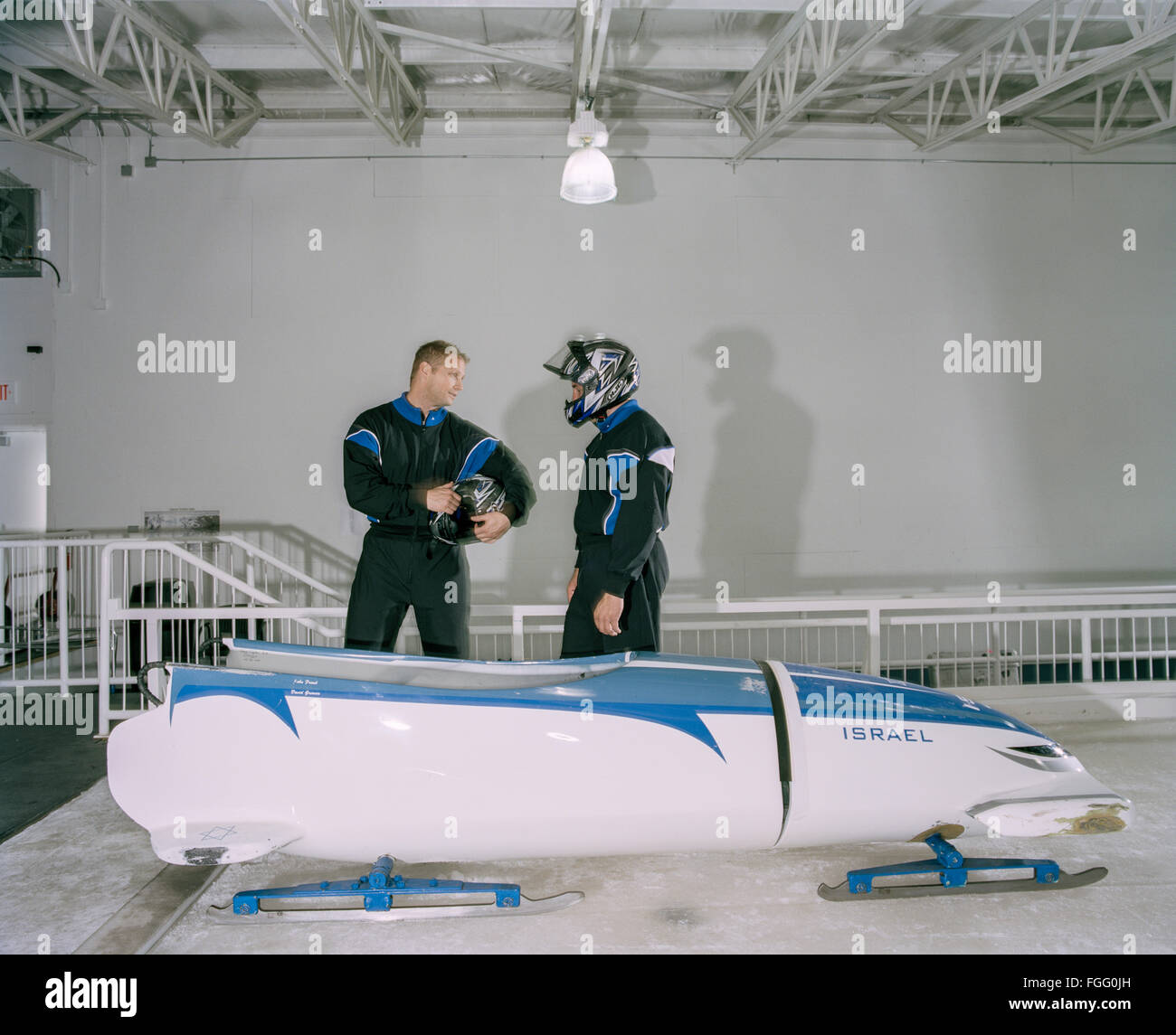 Bobsled track bobsleigh helmet hi-res stock photography and images - Alamy