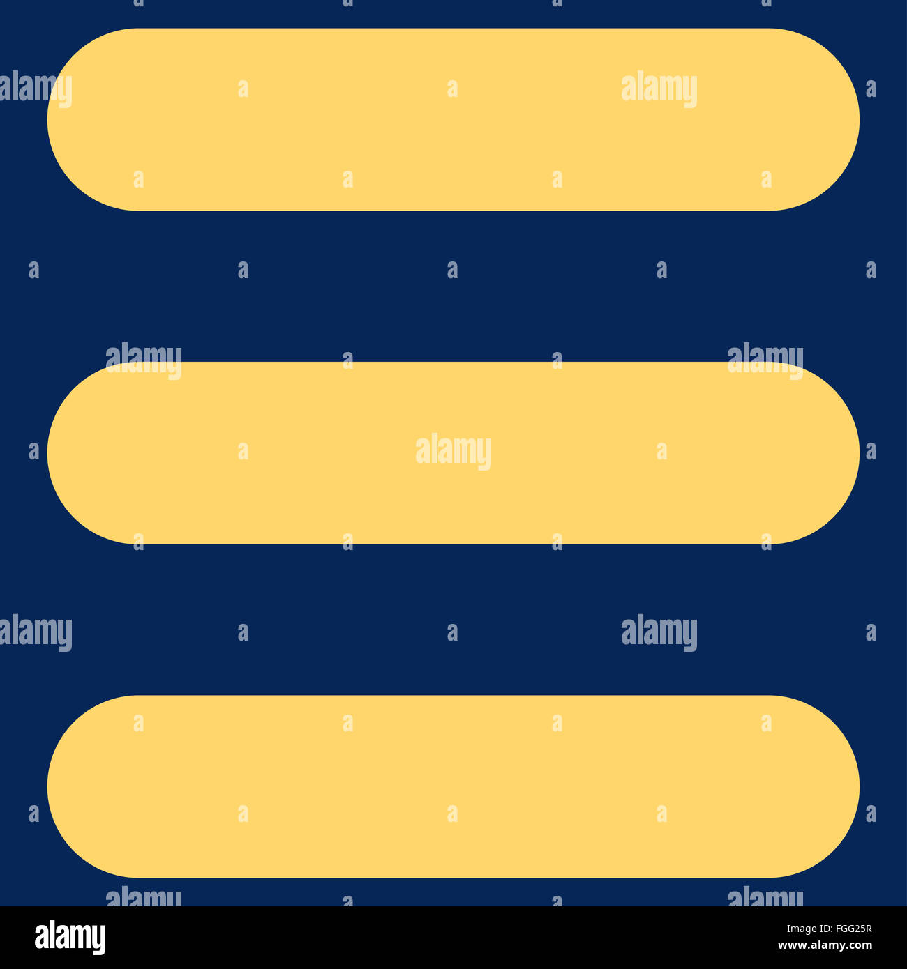 Stack flat yellow color icon Stock Photo - Alamy