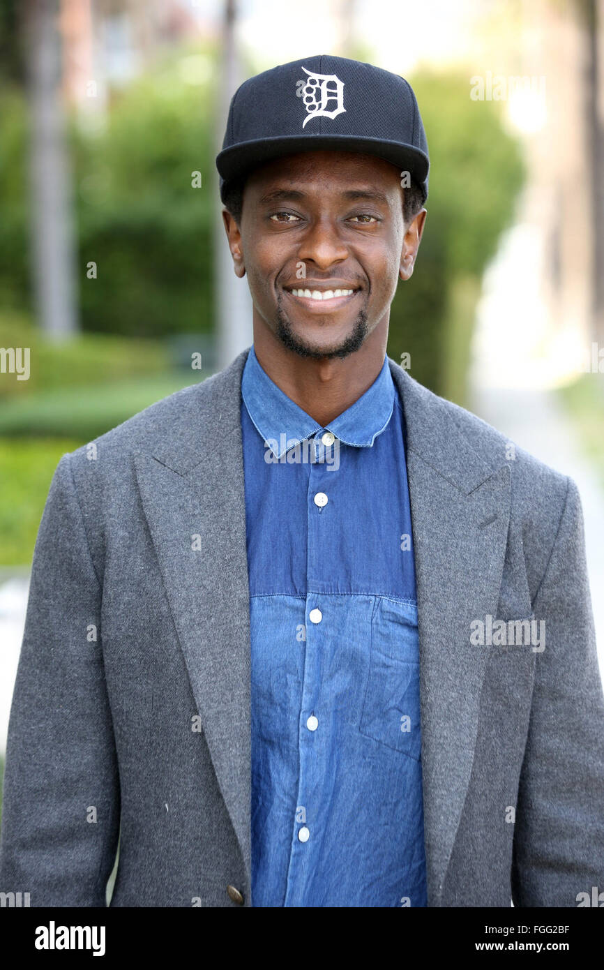'Twilight' and 'X-Men' actor Edi Gathegi seen engrossed in a phone call ...