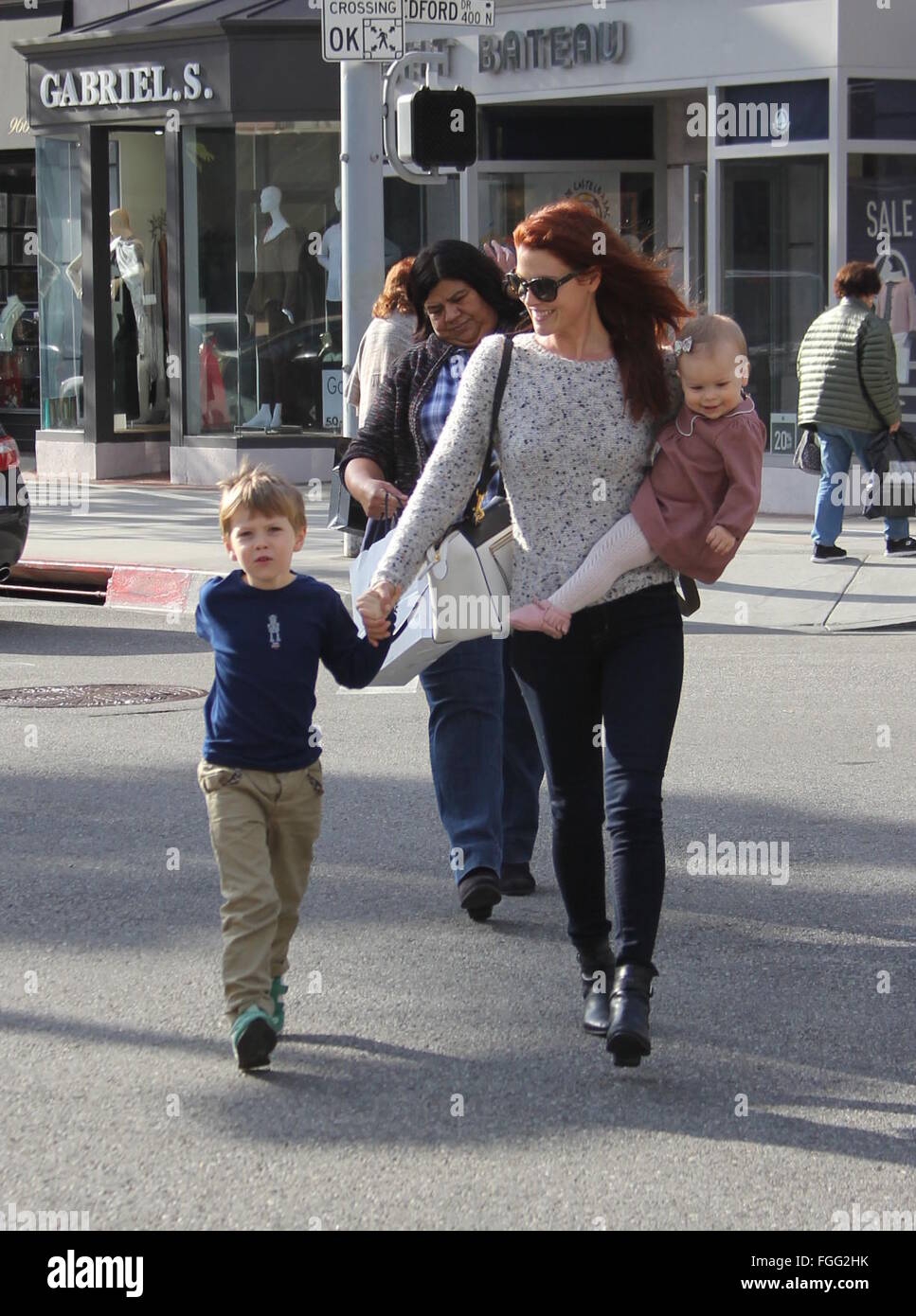 Ali Larter is all smiles while out with her kids, Theodore and Vivienne ...