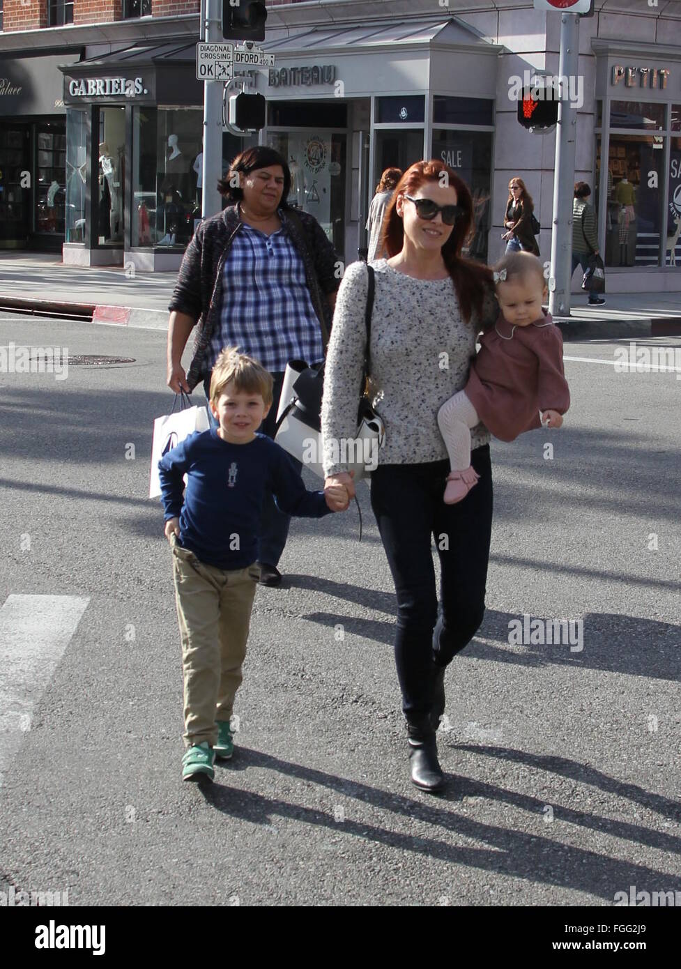 Ali Larter is all smiles while out with her kids, Theodore and Vivienne ...