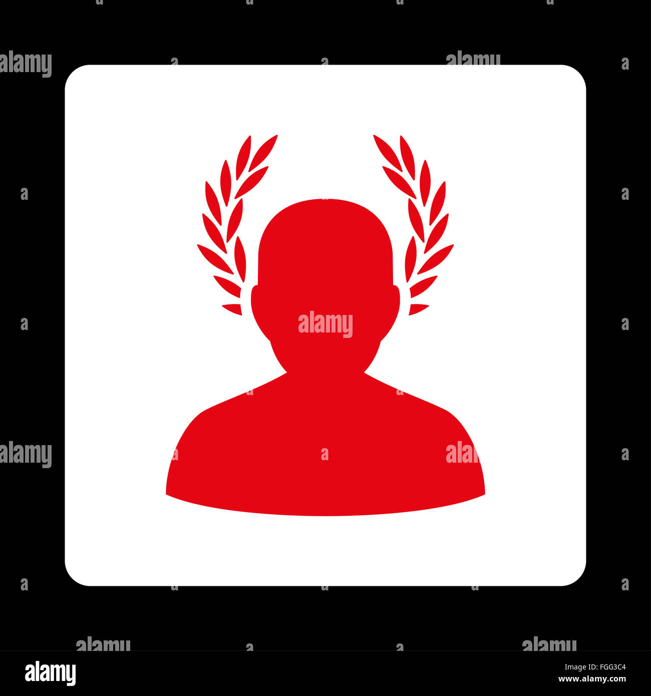 Caesar icon from Award Buttons OverColor Set Stock Photo - Alamy