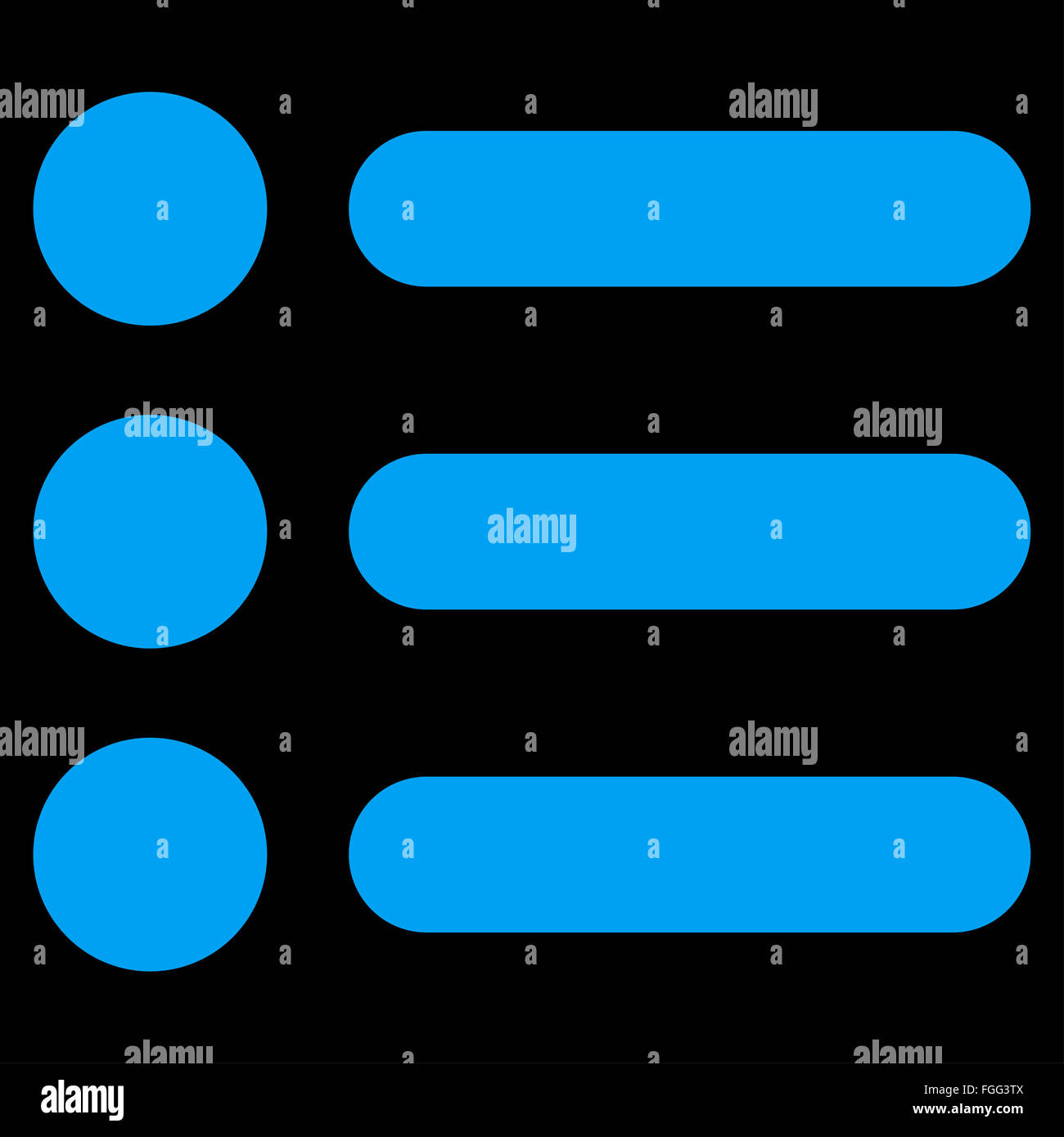 Items flat blue color icon Stock Photo - Alamy