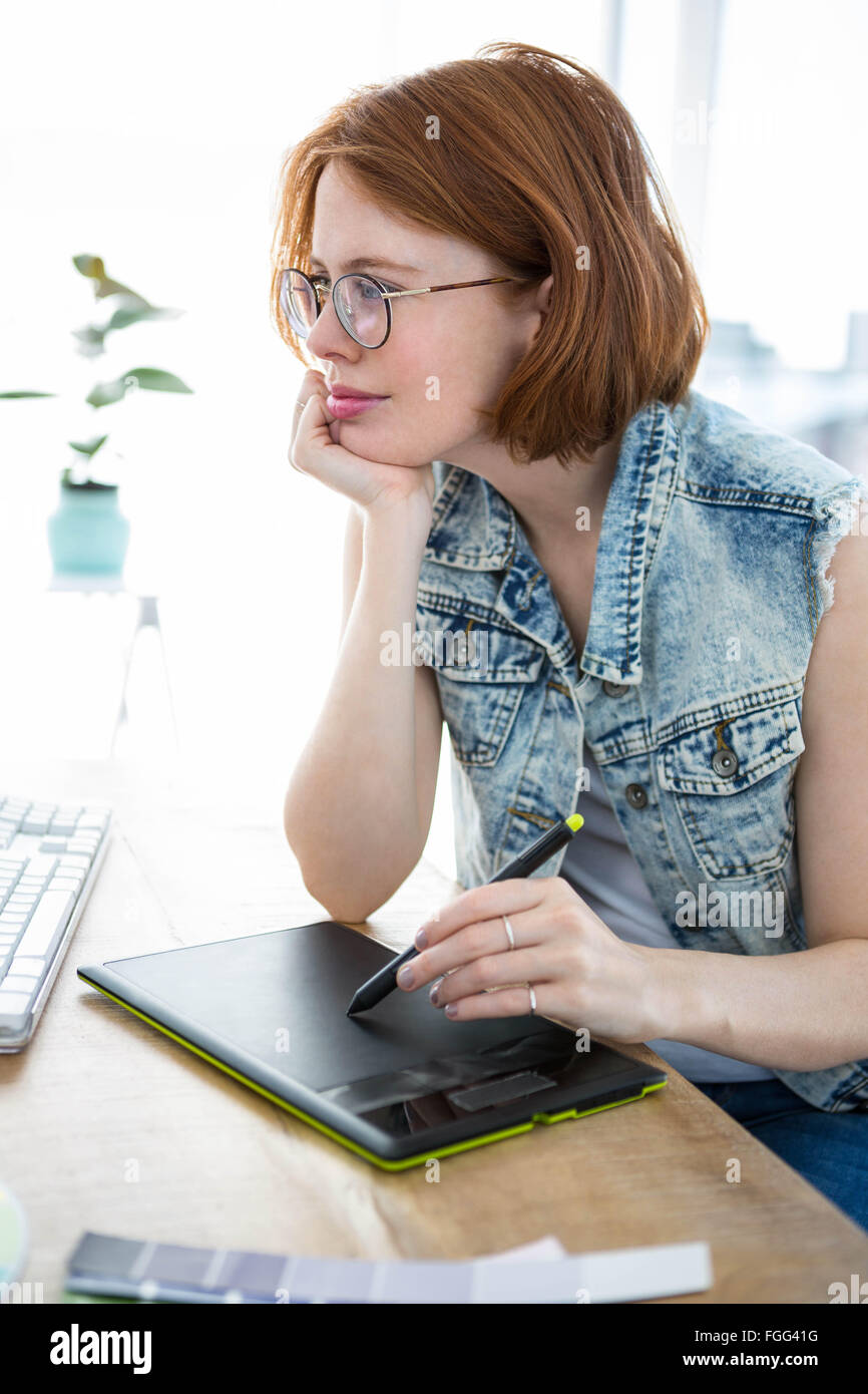 Digital drawing tablet hi-res stock photography and images - Alamy