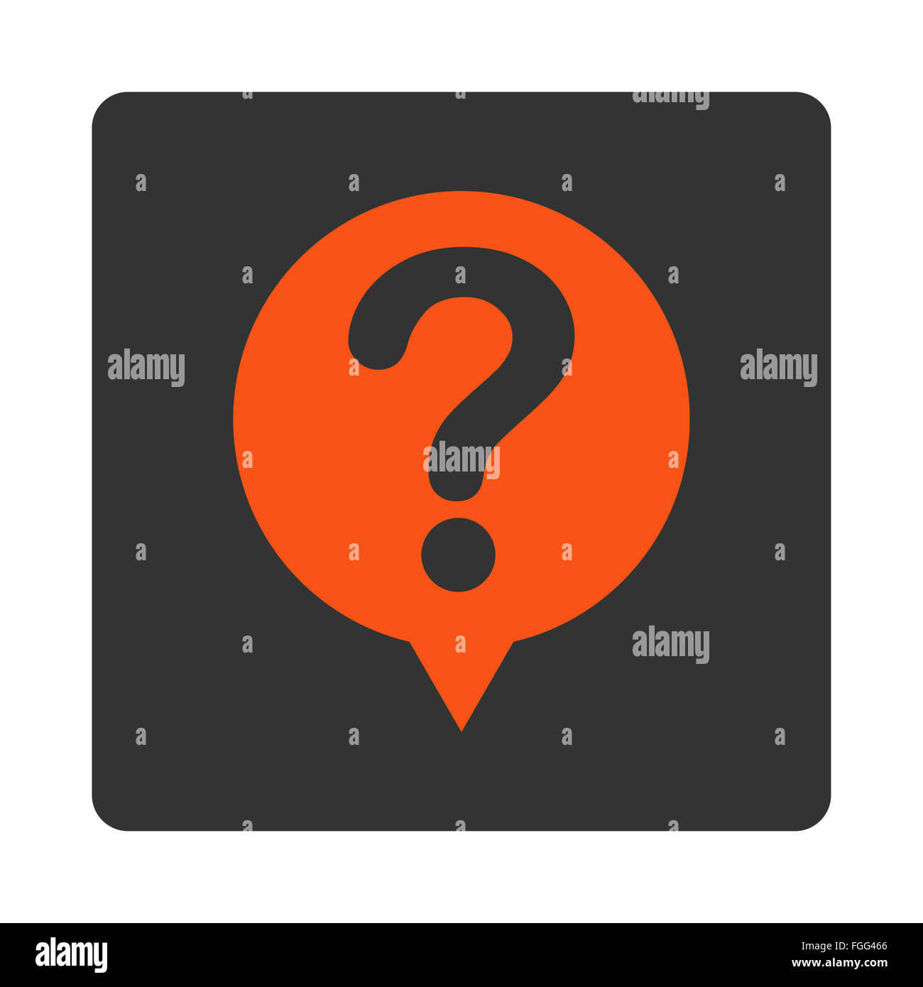 Status flat orange and gray colors rounded button Stock Photo - Alamy