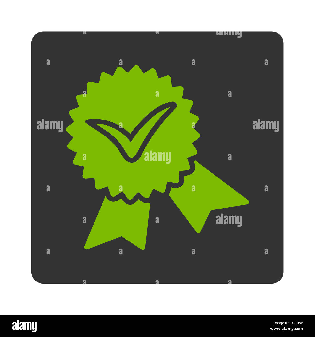Validation seal icon from Award Buttons OverColor Set Stock Photo - Alamy