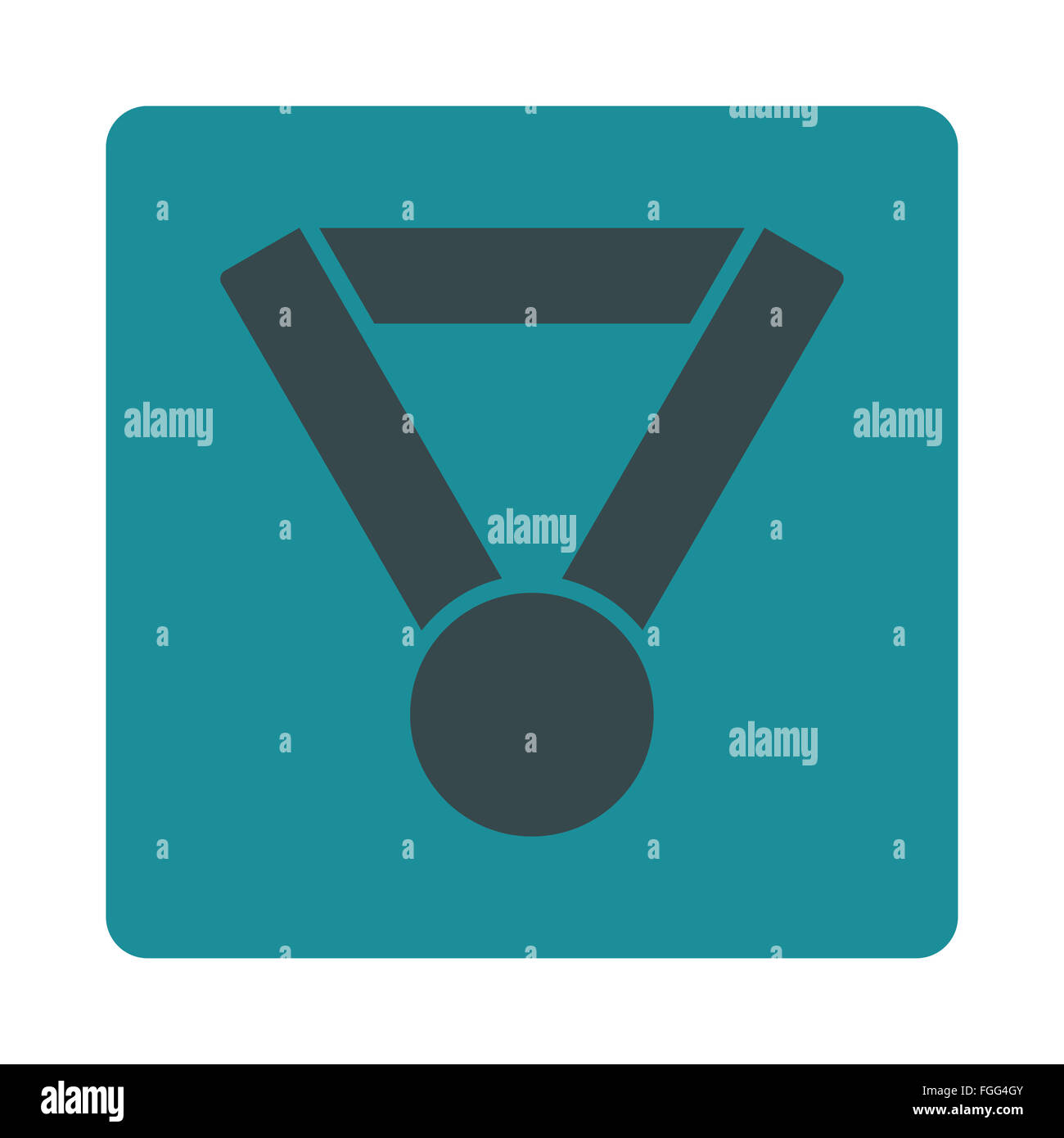 Champion award icon from Award Buttons OverColor Set Stock Photo - Alamy