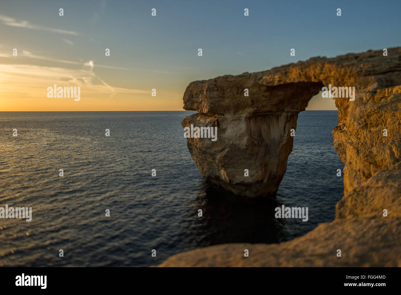 The Azure Window on Gozo, Malta Stock Photo - Alamy