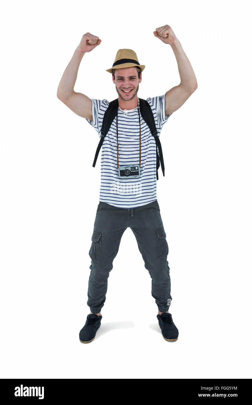 Raising hat Cut Out Stock Images & Pictures - Alamy