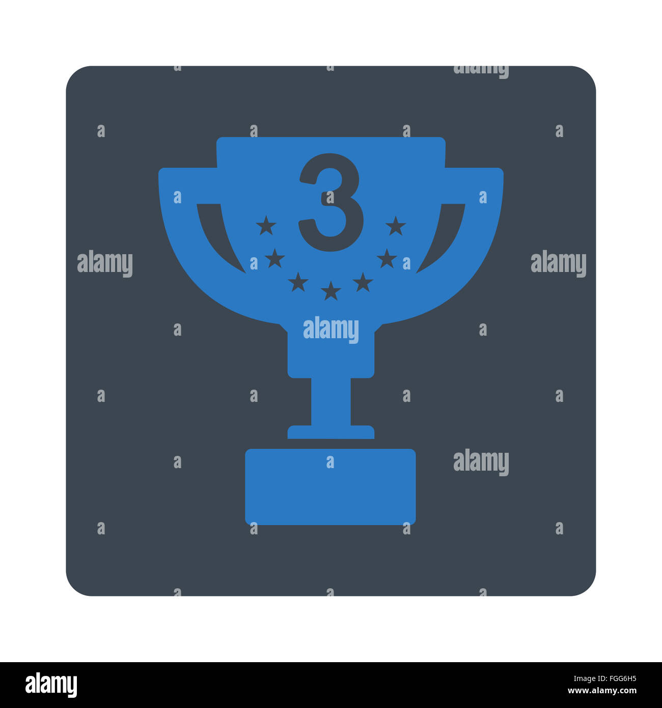 Third medal icon from competition Cut Out Stock Images & Pictures - Alamy