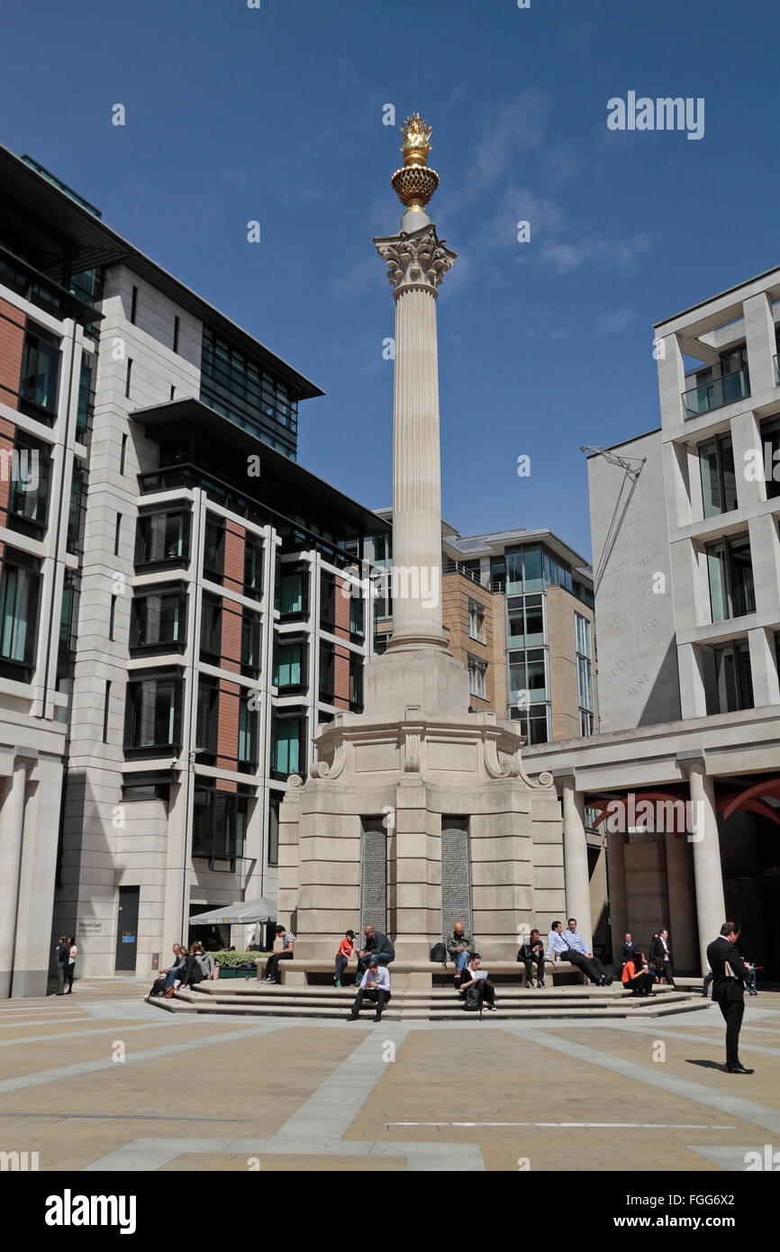 The Paternoster Square column (Corinthian column of Portland stone ...
