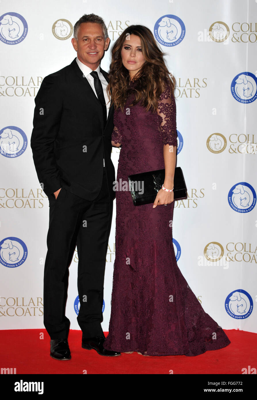 London England Gary Lineker & Danielle Lineker at the annual Collars ...