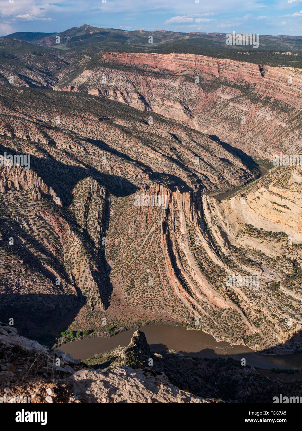Mitten Fault from Harper's Corner road, Dinosaur National Monument ...