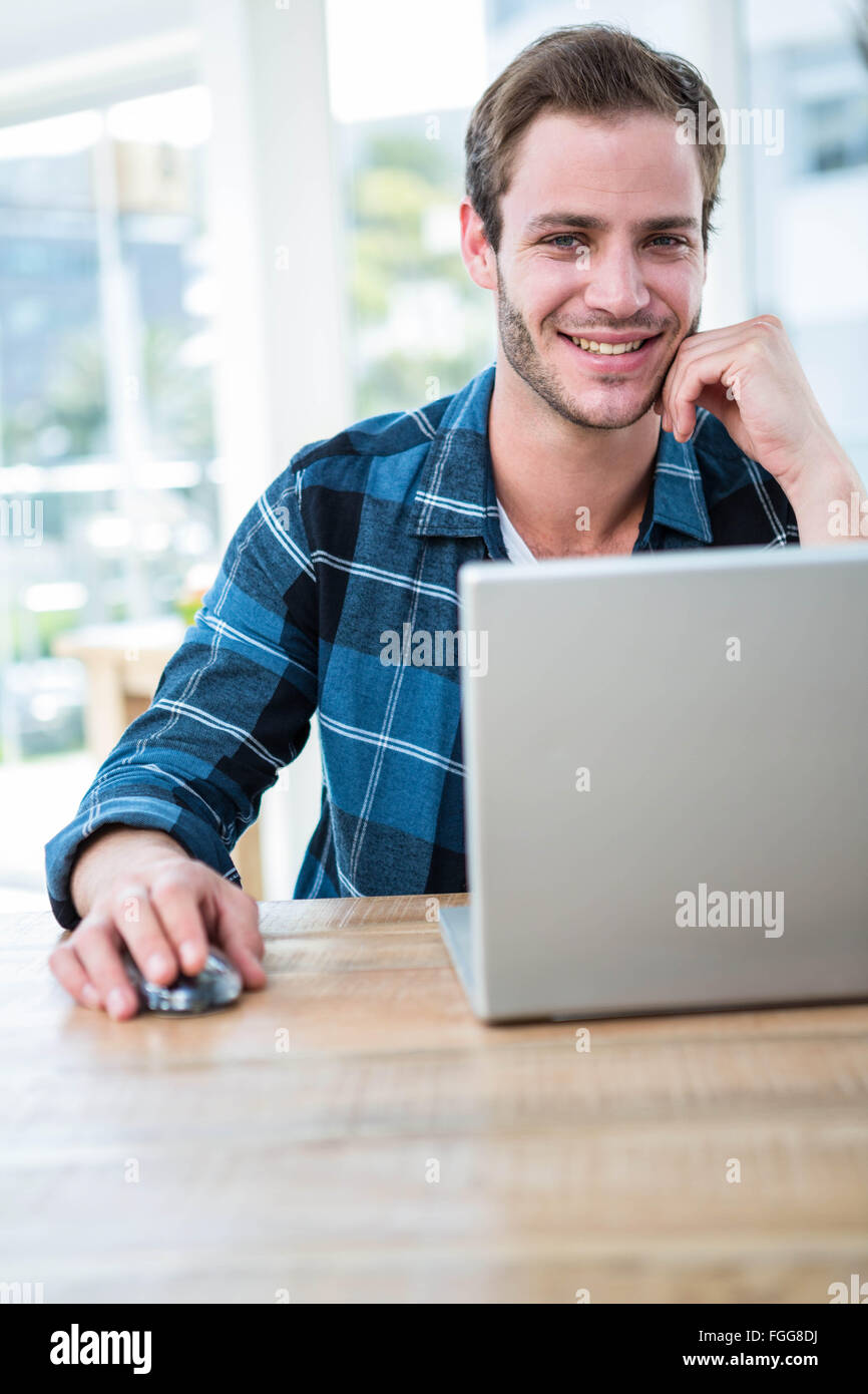 Beautiful man working on hi-res stock photography and images - Alamy