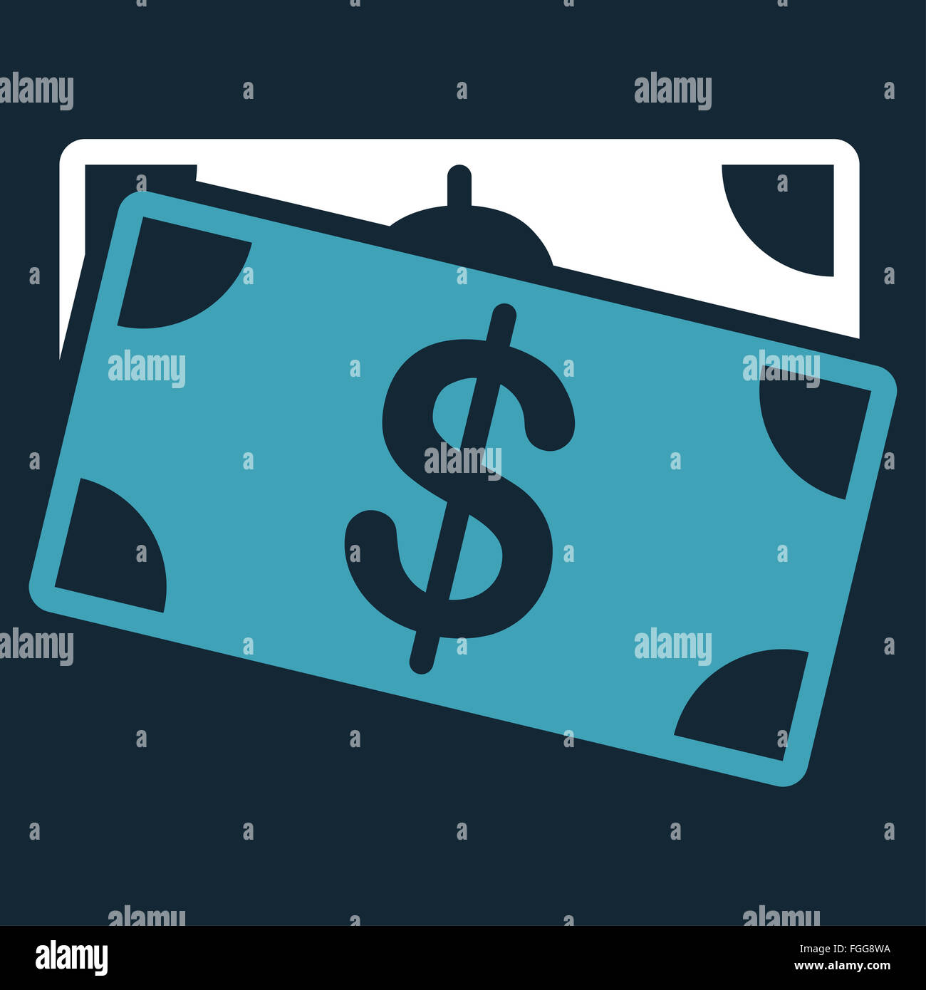 Dollar Banknotes icon from Business Bicolor Set Stock Photo - Alamy