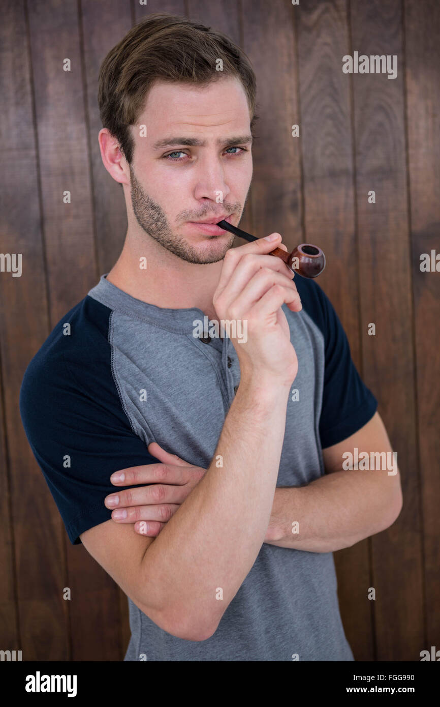 Pose tobacco pipe hi-res stock photography and images - Alamy