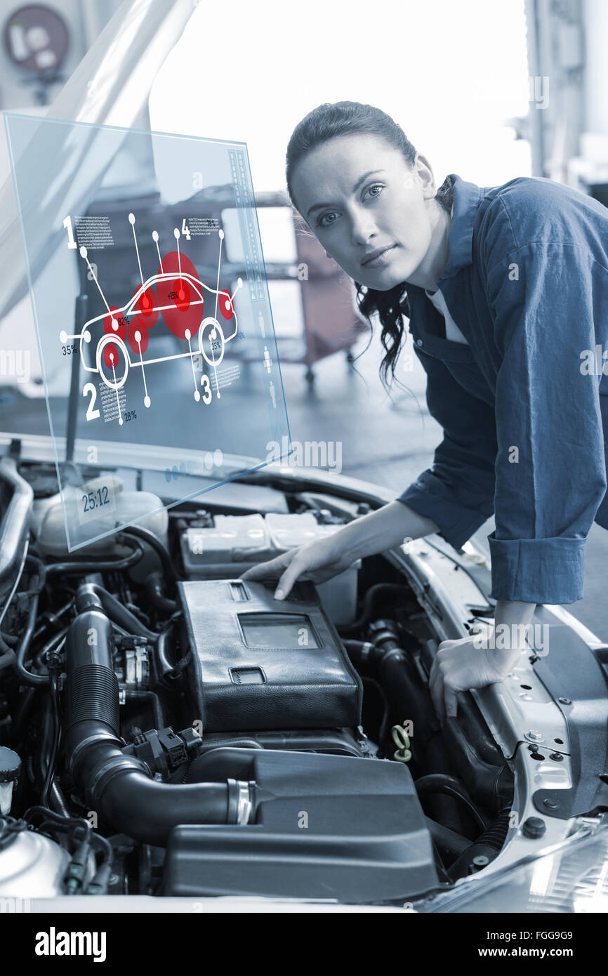 Car bonnet diagram hi-res stock photography and images - Alamy