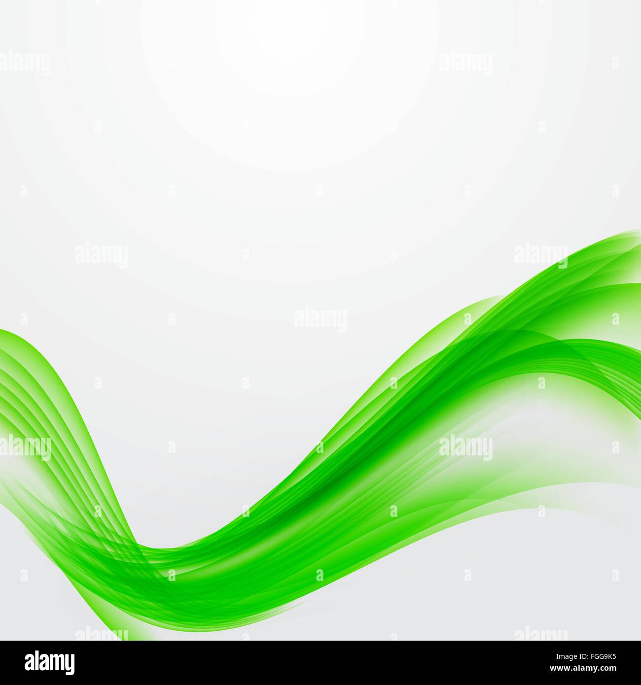 Abstract Green Wave Background. Vector Illustration Stock Vector Image ...