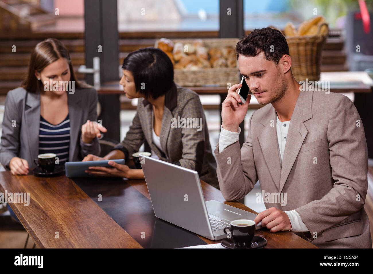 Woman calling friend using hi-res stock photography and images - Alamy