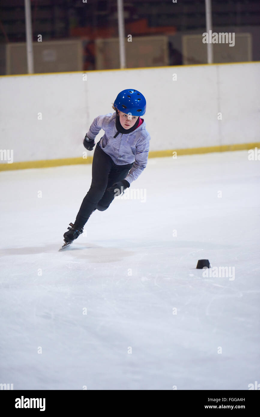 children speed skating Stock Photo - Alamy
