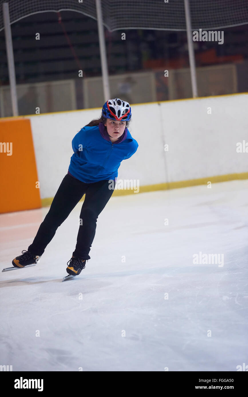 children speed skating Stock Photo - Alamy