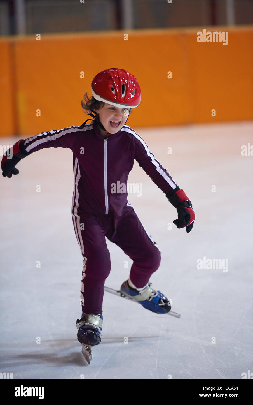 children speed skating Stock Photo - Alamy