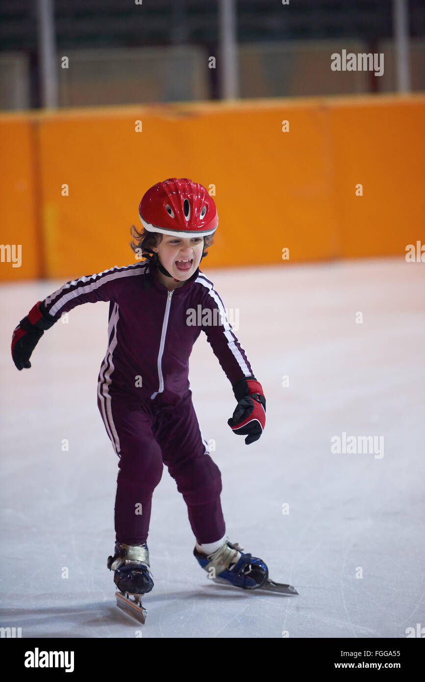 children speed skating Stock Photo - Alamy