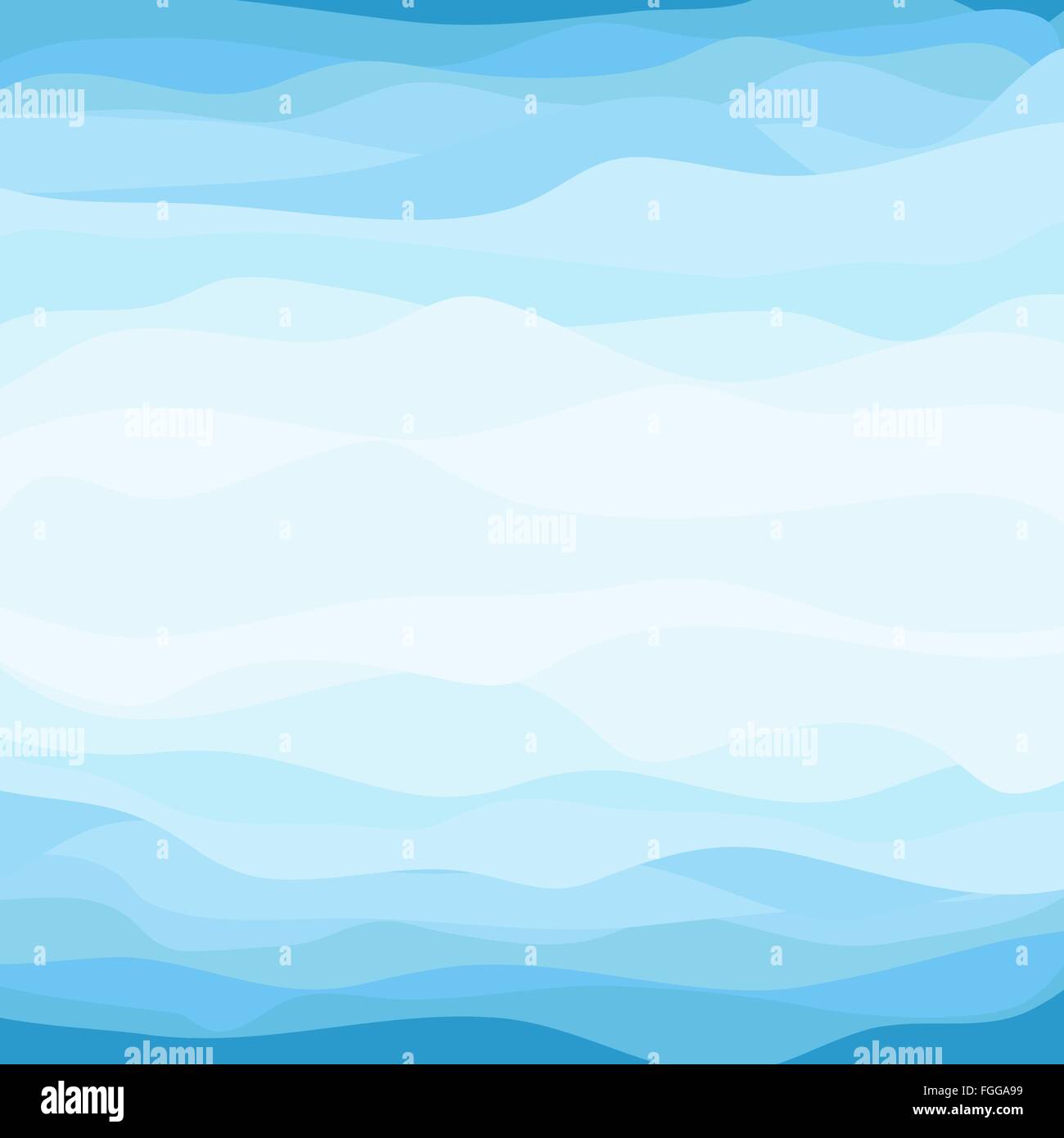 Abstract Blue Wave Background. Vector Illustration Stock Vector Image ...