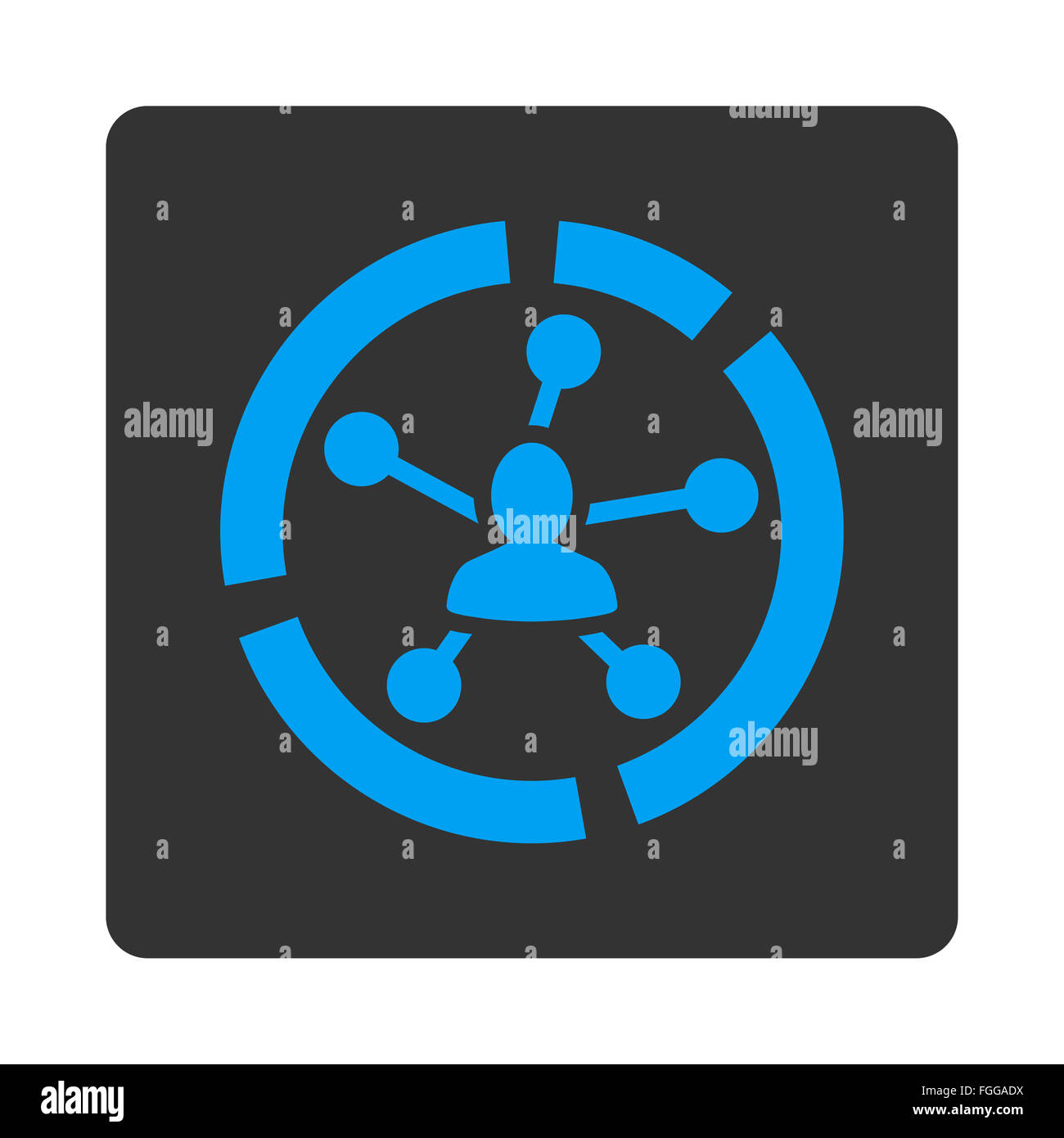 Relations diagram icon Stock Photo - Alamy