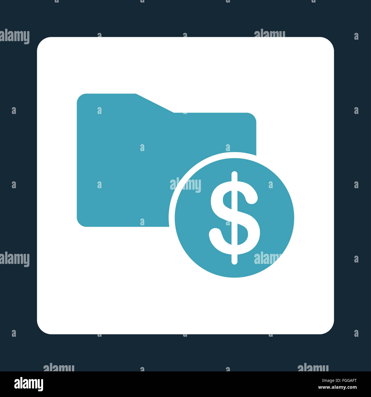 Money Folder icon Stock Photo - Alamy