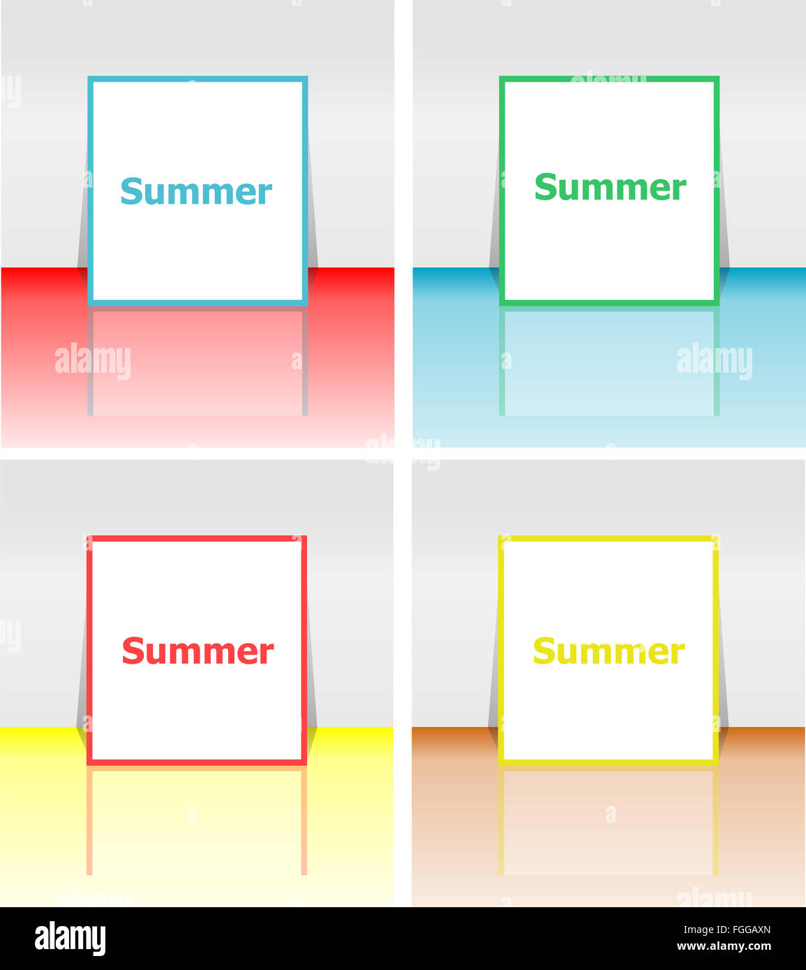 Hello summer poster. summer background. Effects poster, frame. Happy ...
