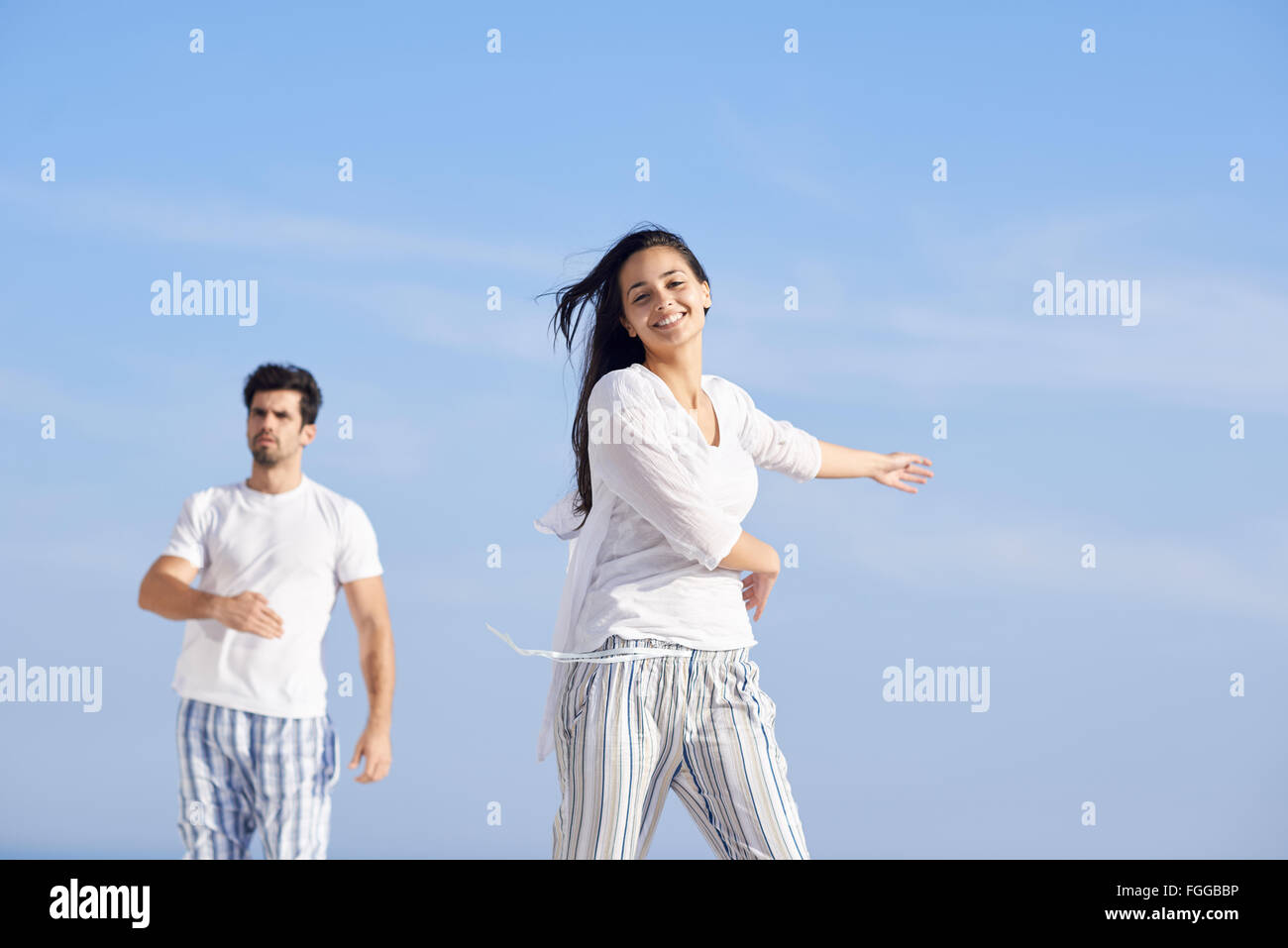 happy young romantic couple have fun and relax at home Stock Photo - Alamy