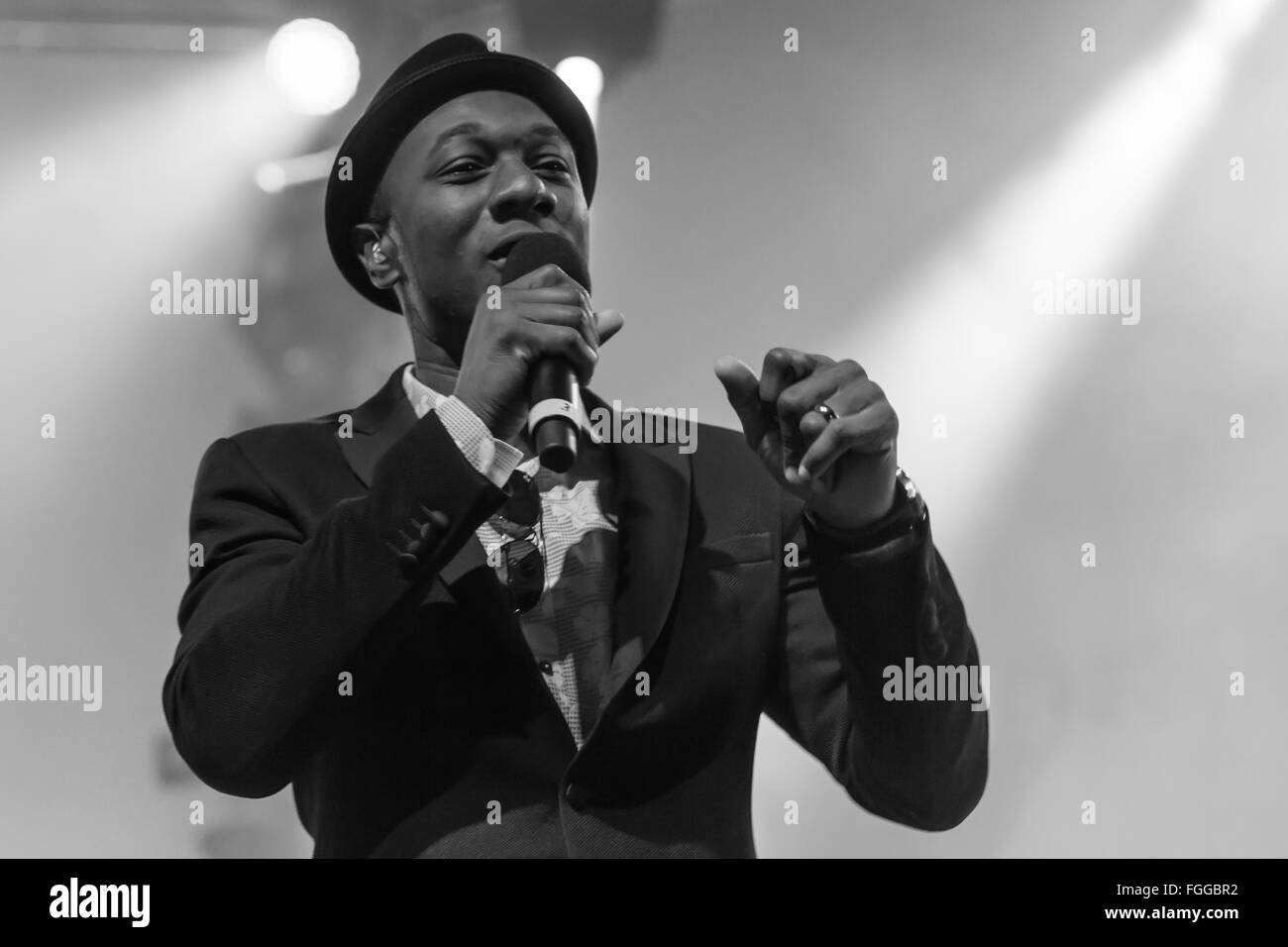 Aloe blacc singer Black and White Stock Photos & Images - Alamy